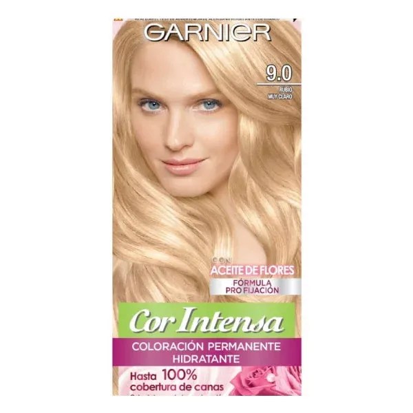 Tintura GARNIER COR INTENSA 9.0 Rubio Muy Claro – COMERCIAL HNL